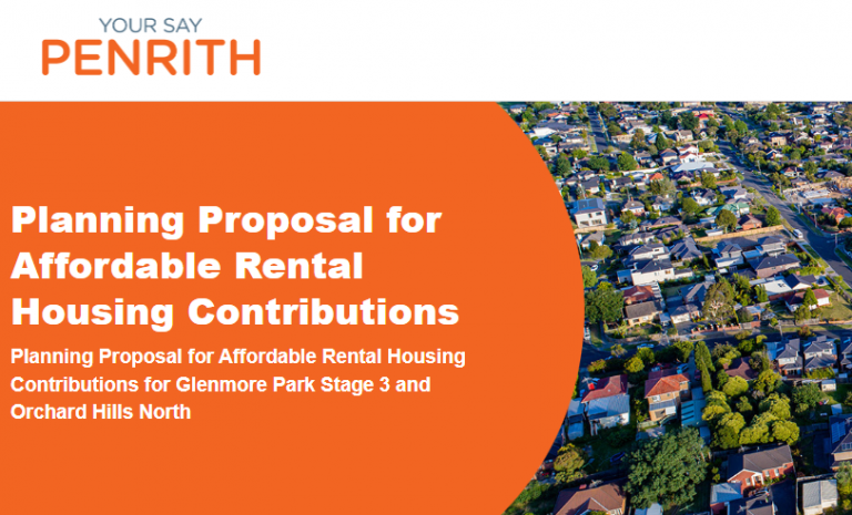 Penrith City Council – proposed Affordable Housing Contributions Scheme ...